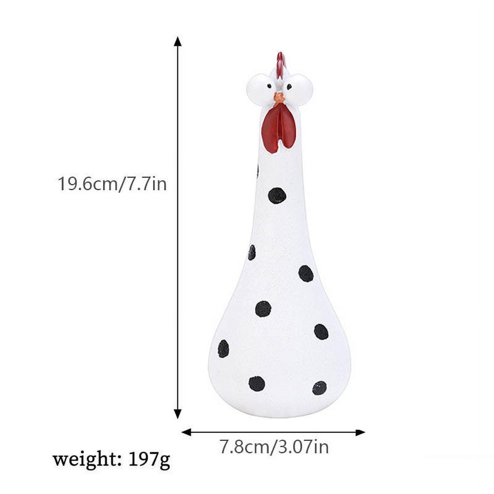 Rbaofujie Desk Decorations Silly Chicken Decor Silly Concrete Chickens ...