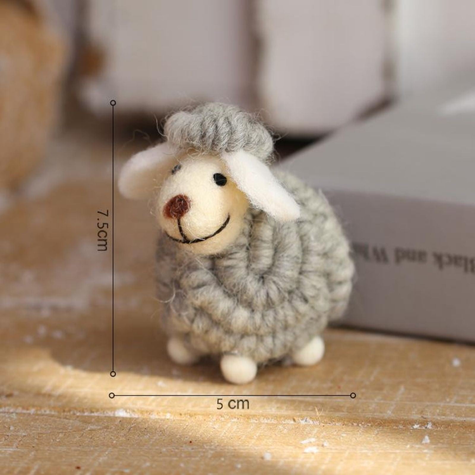 Rbaofujie Kitchen Decor Felts Sheep Finished Decoration Christmas Tree Doll Decoration Creatives ...