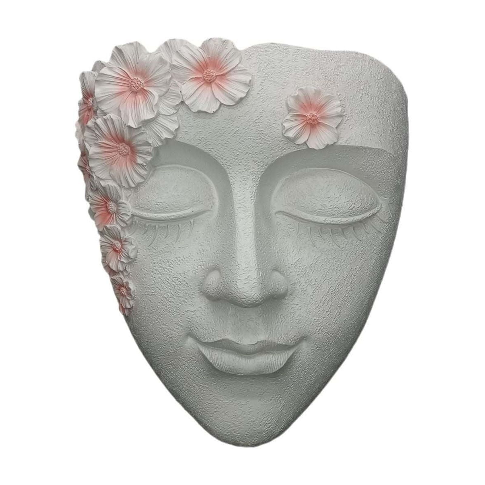 Rbaofujie Wedding Decor Resin Human Face Wall Mounted Outdoor Garden ...