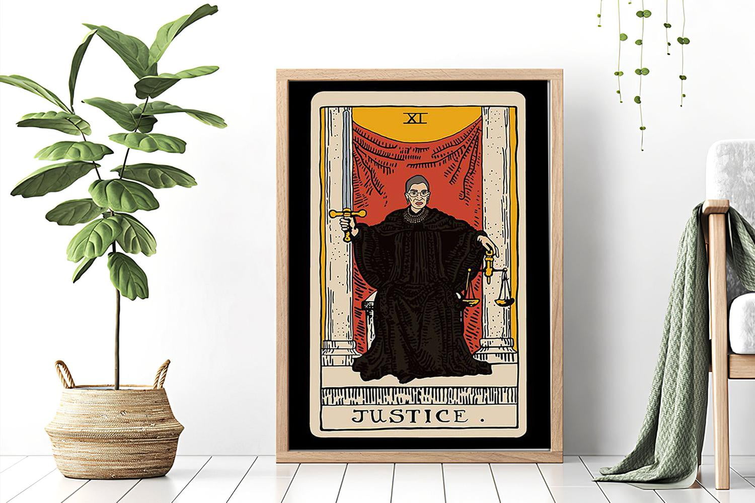 Rbg Justice Poster No Frame Ruth Bader Ginsberg Poster Ruth Bader ...