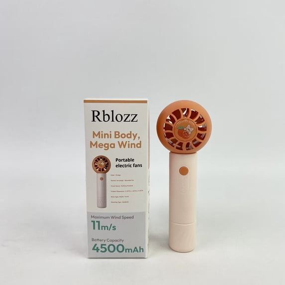 Rblozz Portable electric fans,Portable Handheld Fan, Powerful Turbo ...