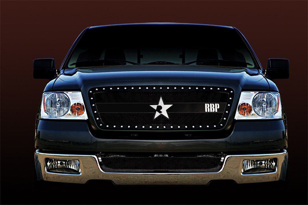 Rbp 951556 Rx Iii Series Black Studded Frame Main Grille - Walmart.com