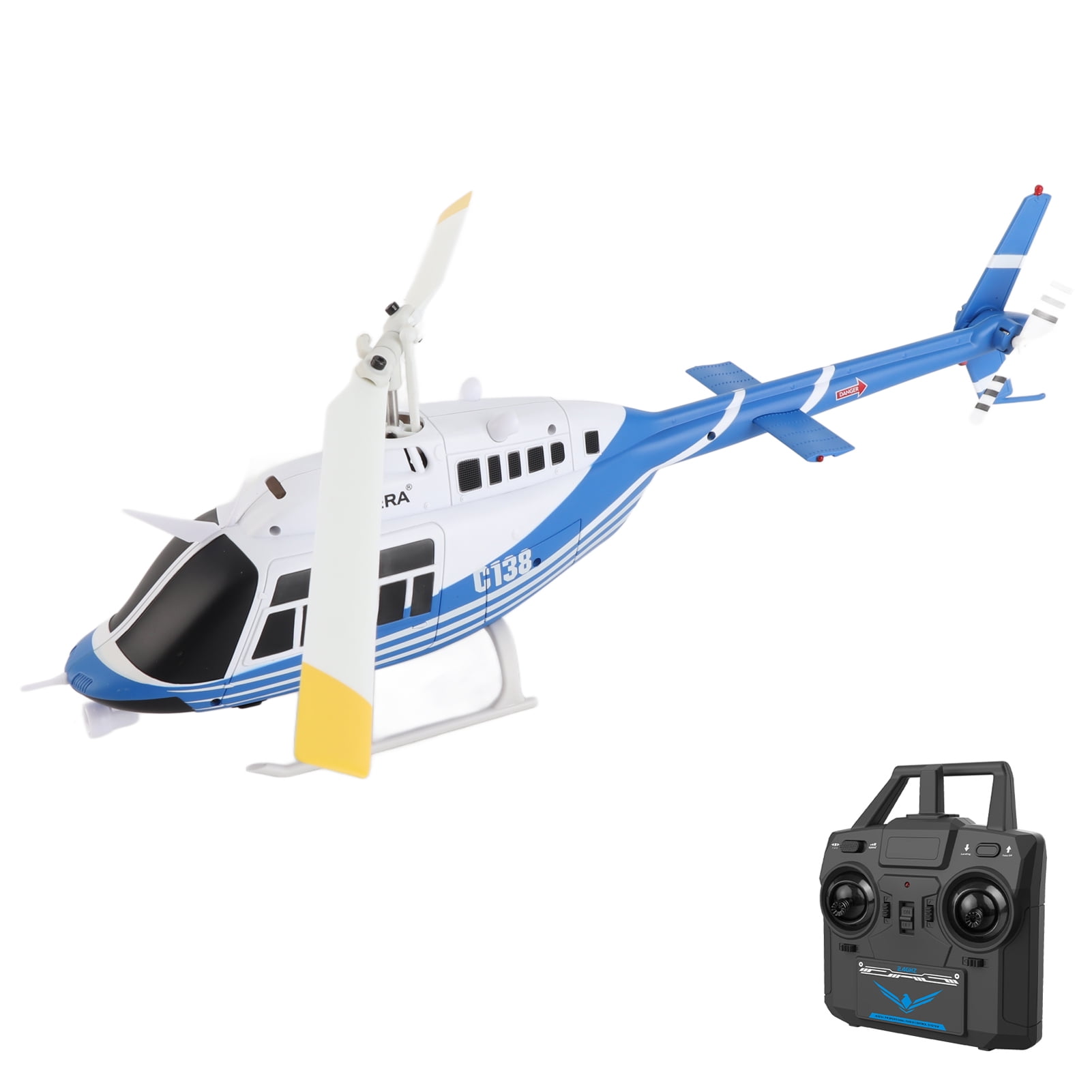 Rc 2.4GHz Remote Control Helicopter 4CH Single Propeller Helicopter ...