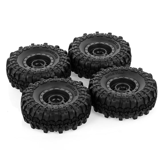 Rc 4pcs AUSTAR 110mm 1.9 Inch Rim Rubber Tyre Tire Wheel For 1/10 RC ...