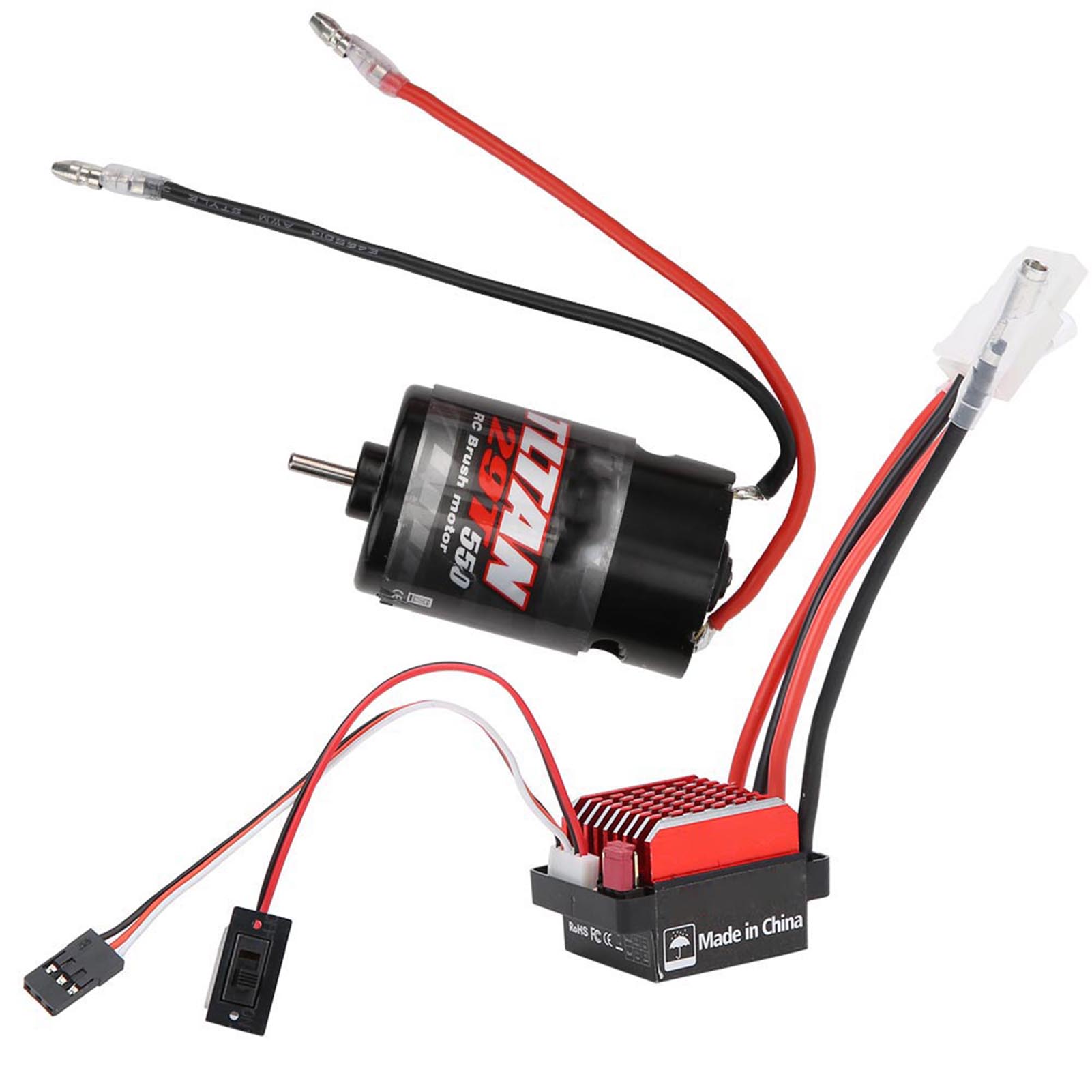 Rc Accessories, Metal Brushed Electronic Speed Controller Esc, 550 Has ...
