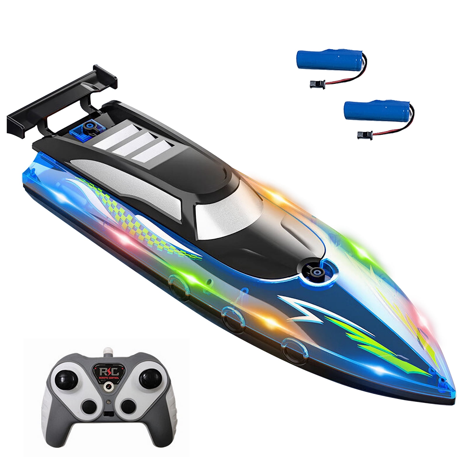 Rc Boat High-Speed 2.4GHz Remote Control Boat，Electric Speedboat RC ...