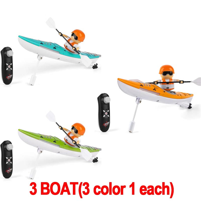 Rc Boat Kayak Racing Ship 2.4G Remote Control Rowing Boat Paddling ...