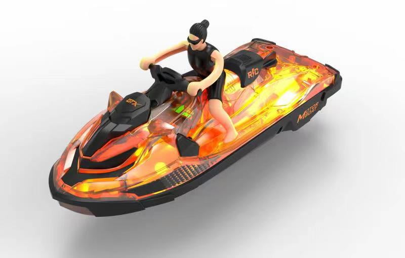 Rc Boat Lm13-A Mini Jet Ski High-Speed Rc Motorboat 2.4g Remote Control ...