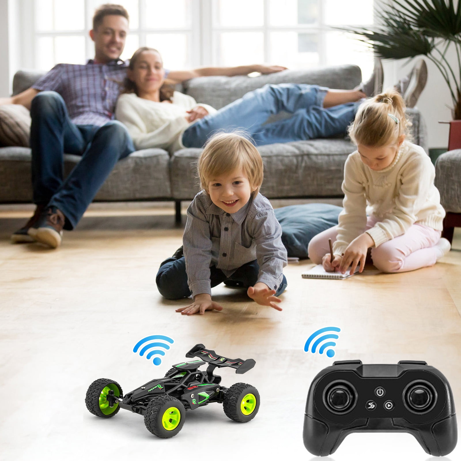 Rc Car, 2.4Ghz All Terrain Remote Control Truck, Rc Monster Car, High ...