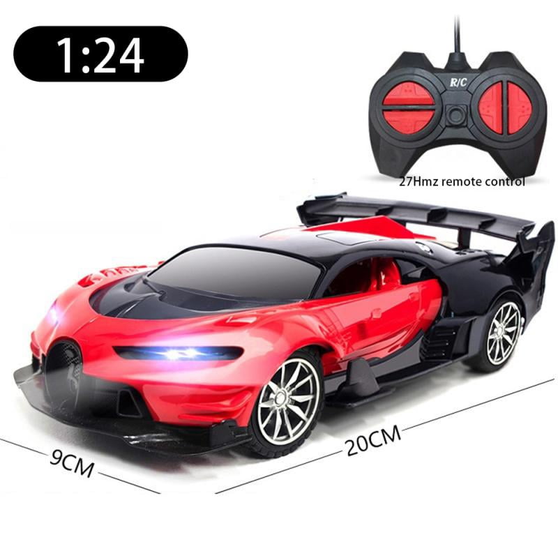 Rc Car Fast With Led Light 2.4g Radio Remote Control Sports Cars Stunt ...