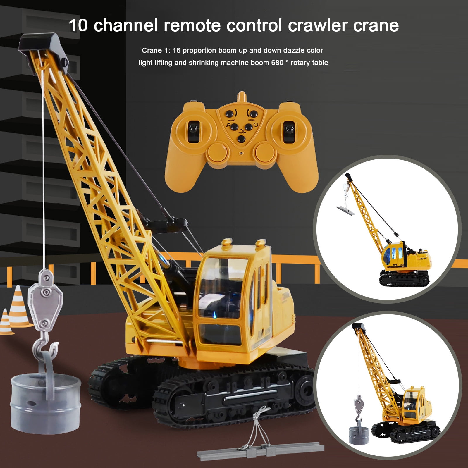 Rc Cars RC Excavator, 2.4GHZ RC Engineering Buggy, Dual-Purpose Toy ...