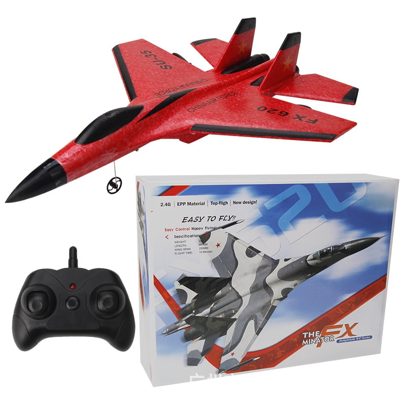 Rc Jet Foam 2 Channel 2.4GHz Remote Control Fighter Airplane Ready to ...