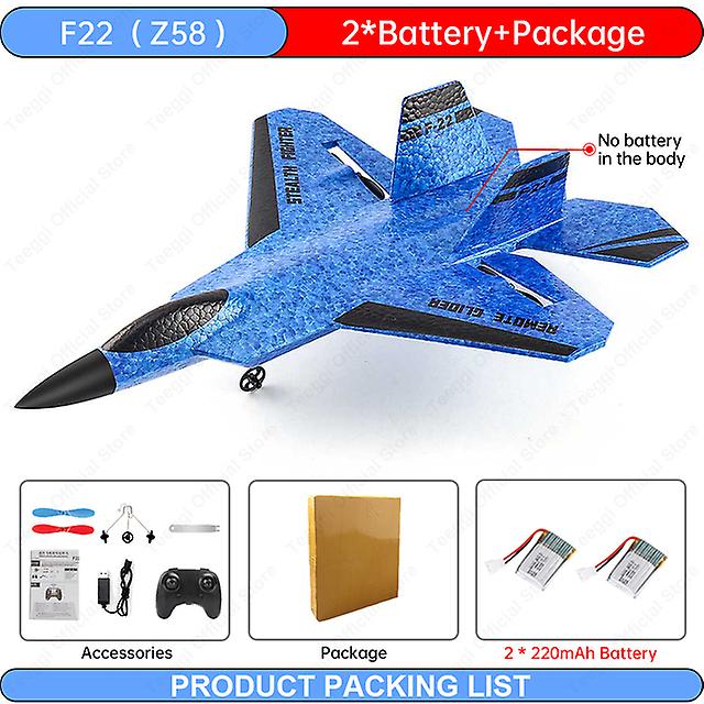 Rc Plane Su35 2.4g With Led Lights F22 Aircraft Remote Control Flying ...