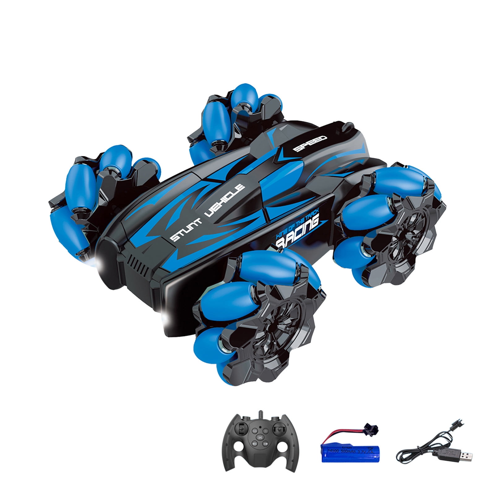 Rc Stunt Car, 2.4Ghz 4Wd Remote Control Car, Double Sided Flips & 360°Rotating Rc Cars, Outdoor ...