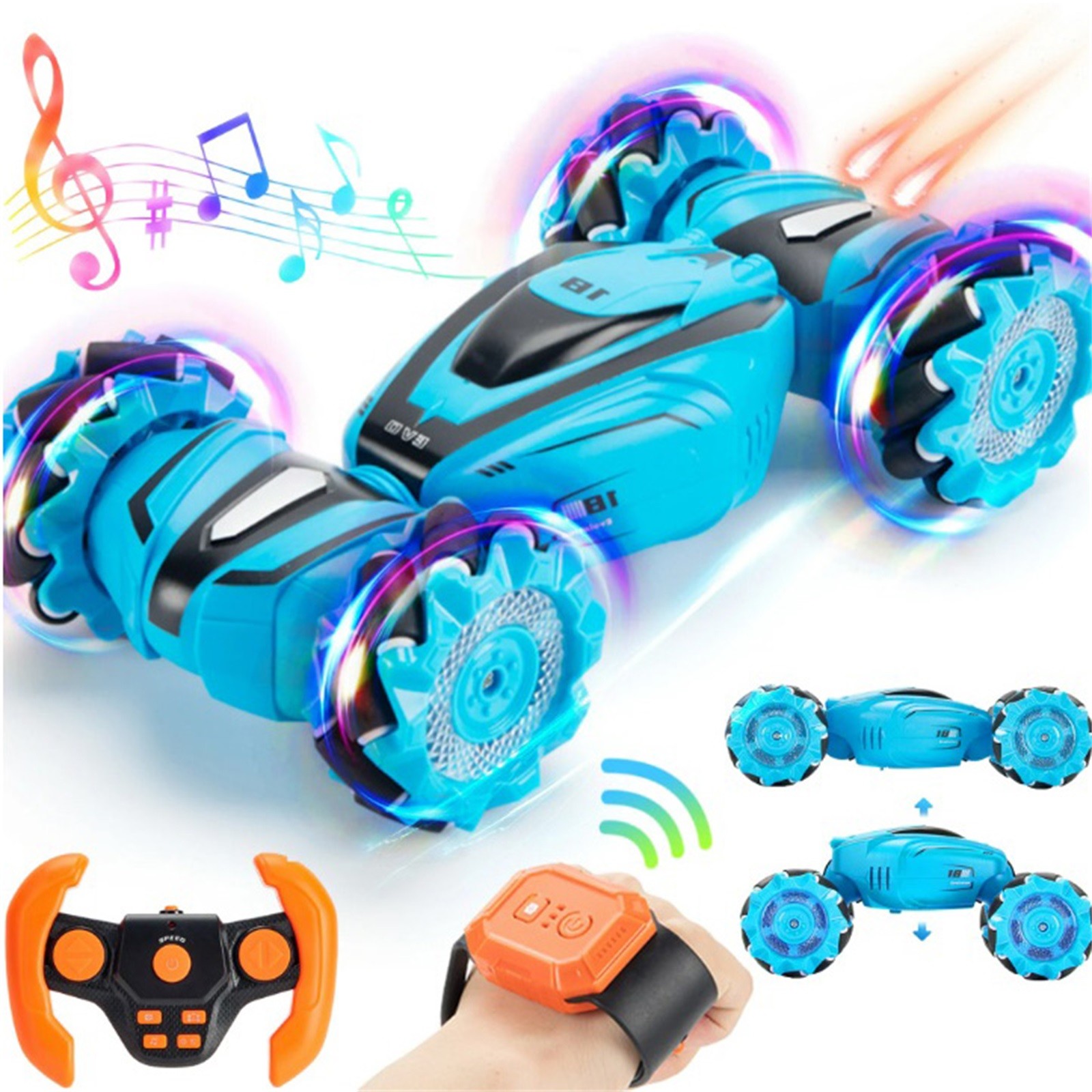 Rc Stunt Car Gesture Sensing 4Wd Gesture Rc Car Drift Hand Controlled ...