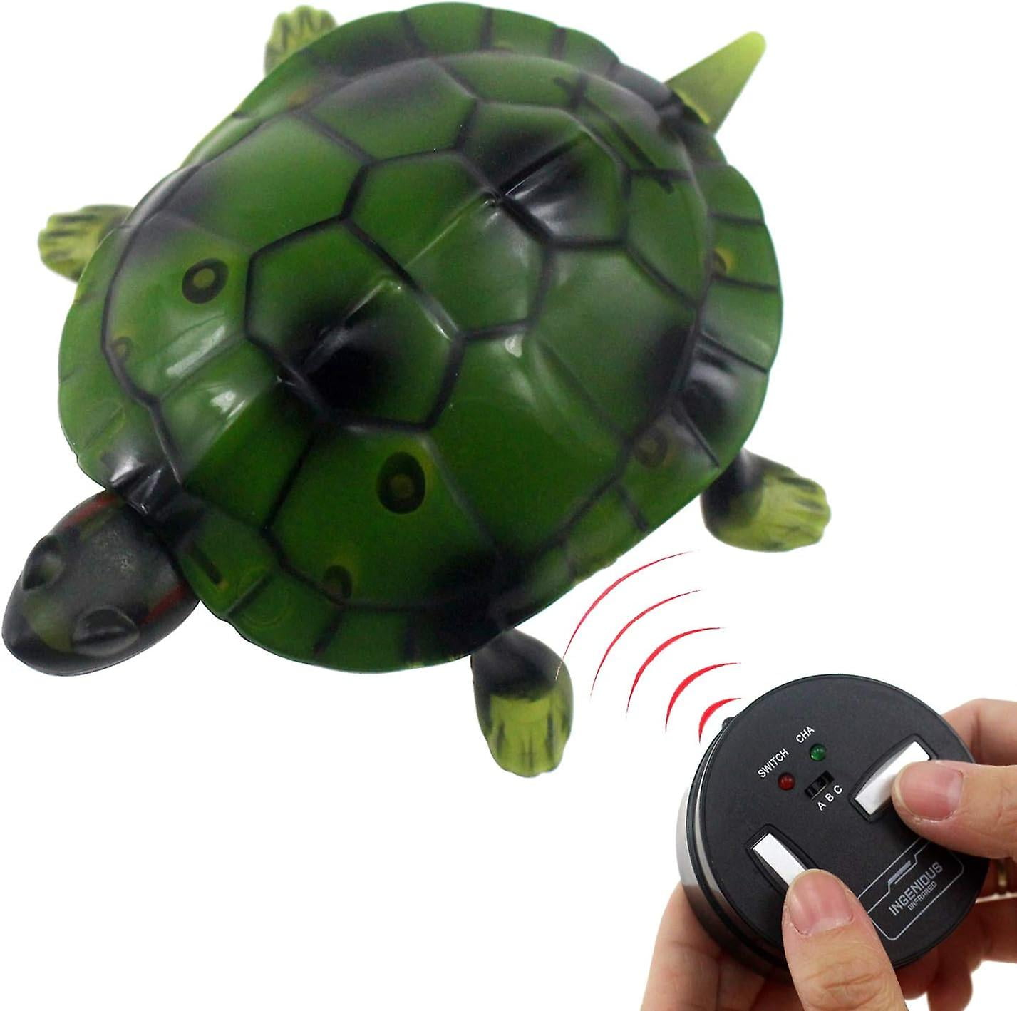 Rc Turtle Ir Remote Control Tortoise Crawl Fake Electric Animal Toy Car ...