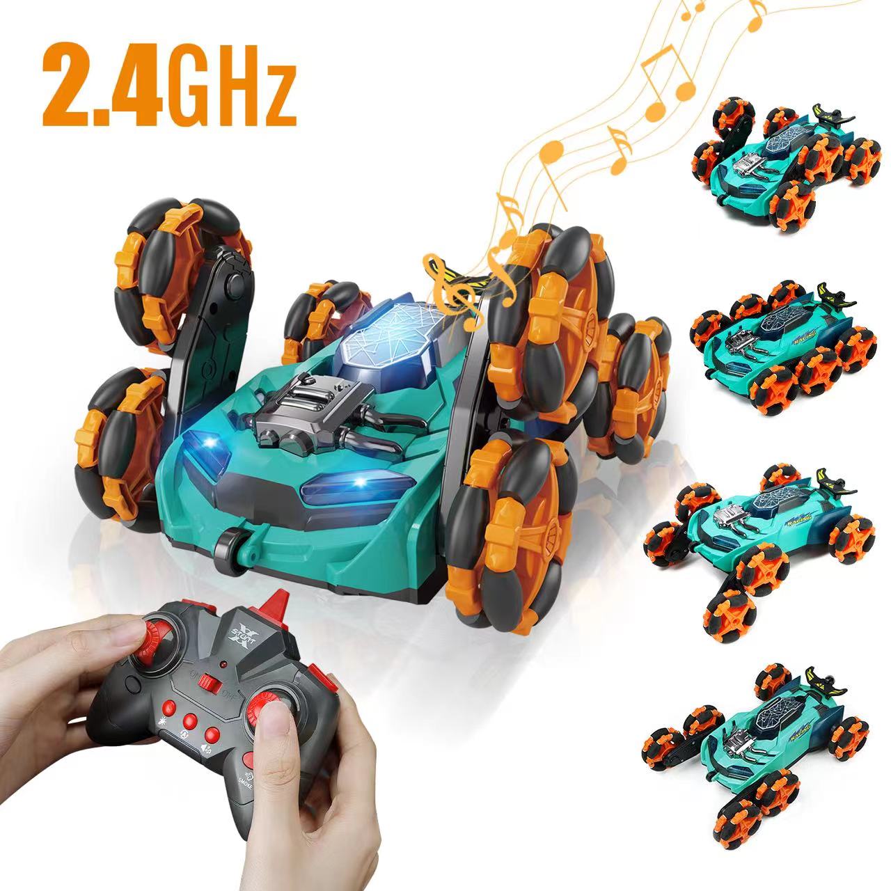 Rc car 2.4ghz remote control high speed competitive racing cool 6 wheel ...