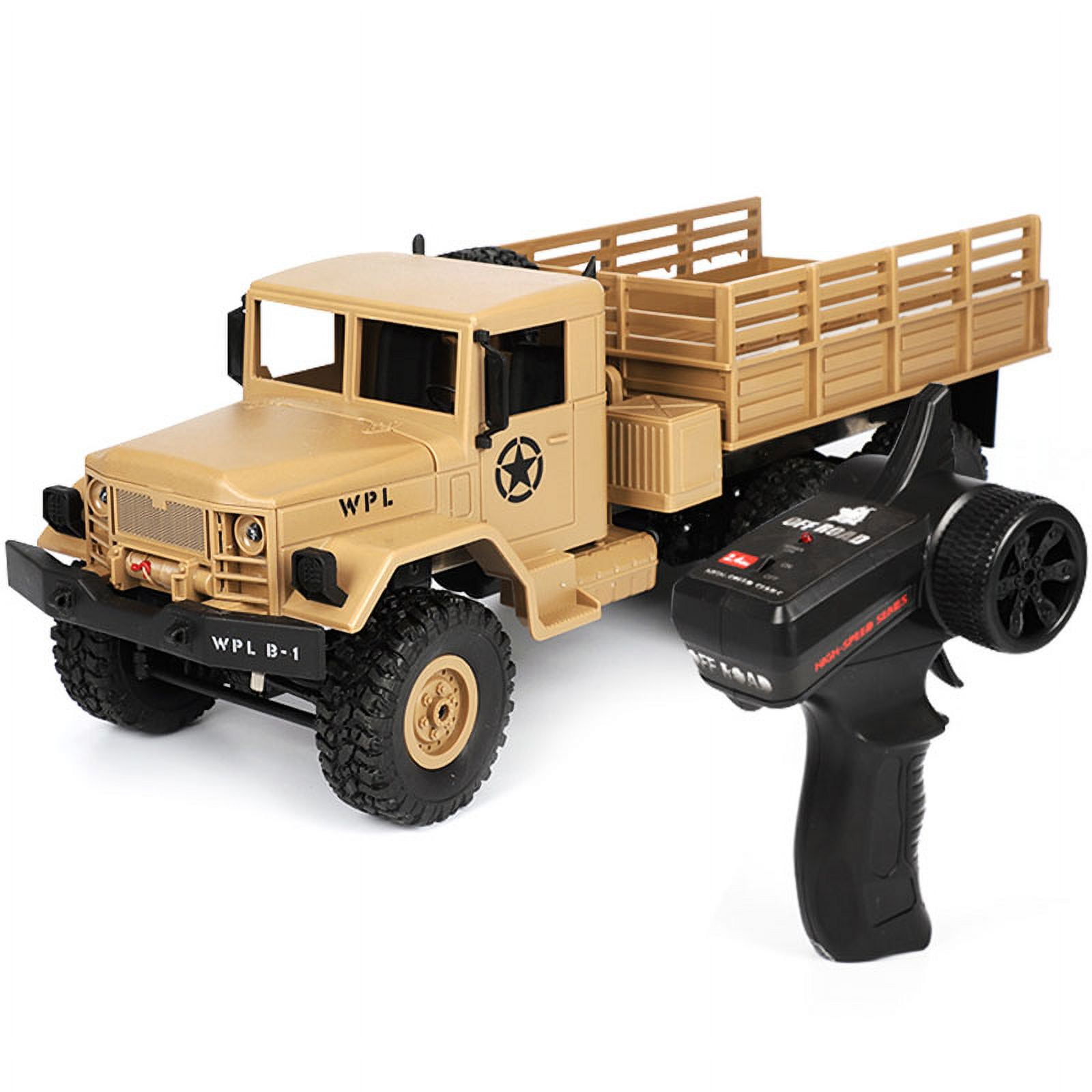 Rc truck remote control military vehicle transporter off-road monster ...