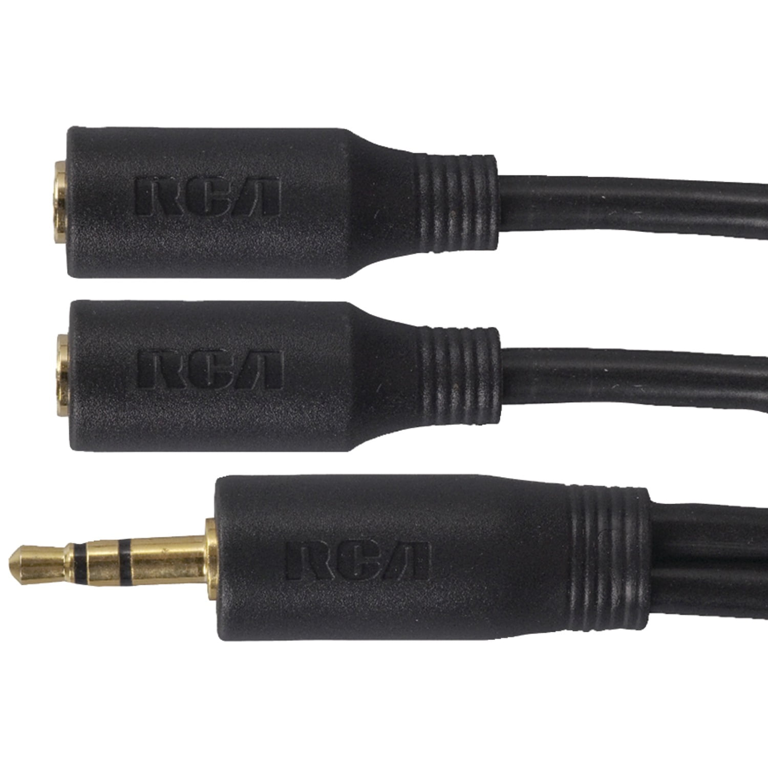 Rca Ah202dr 3.5mm Stereo Headphone Y-adapter - Walmart.com
