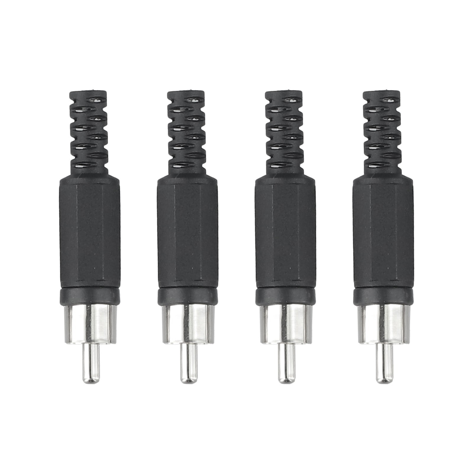 Rca Male Connectors 4Pcs - Audio Equipment Welding Plugs for Home ...