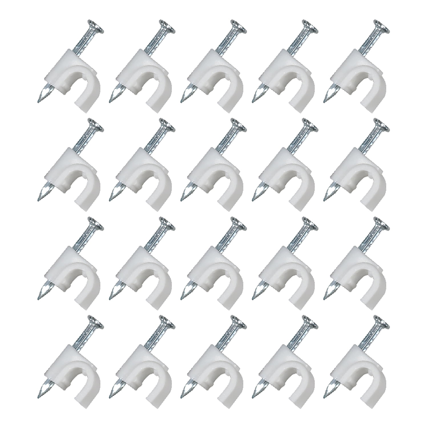 RCA VH102R Coaxial Cable Clamps with Nails, 20 Count, VH102RV - Walmart.com