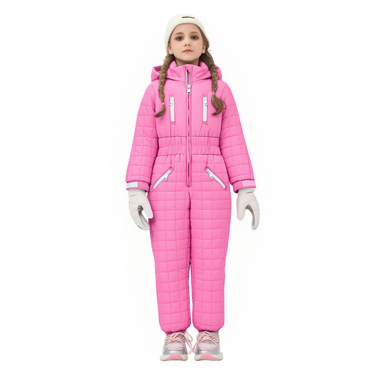 Rciityk Girls Snowsuit Kids One Pieces Snowsuits Waterproof Windproof ...