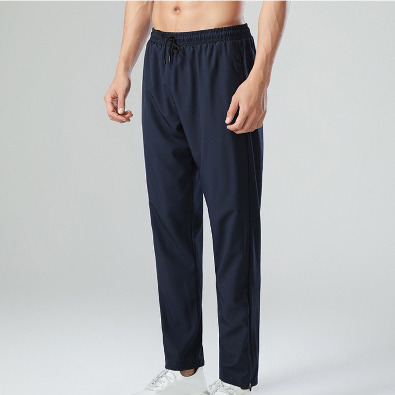 Rciityk Men's Casual Pants Lightweight Quick Dry Joggers Pants Track ...