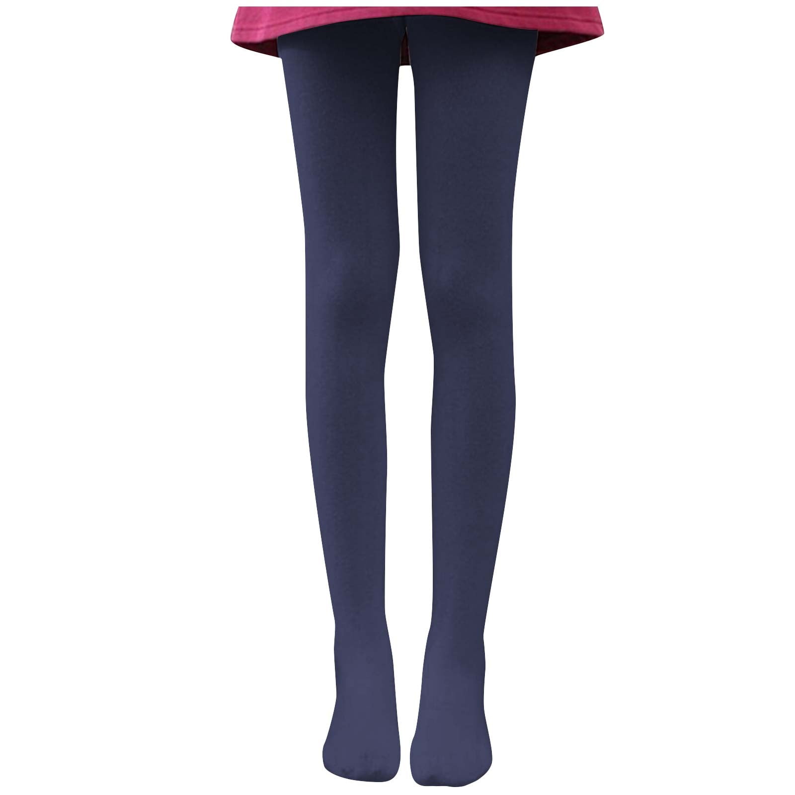 Rciityk Navy Opaque Tights for Women 80 Denier Semi Soft Footed Tights ...