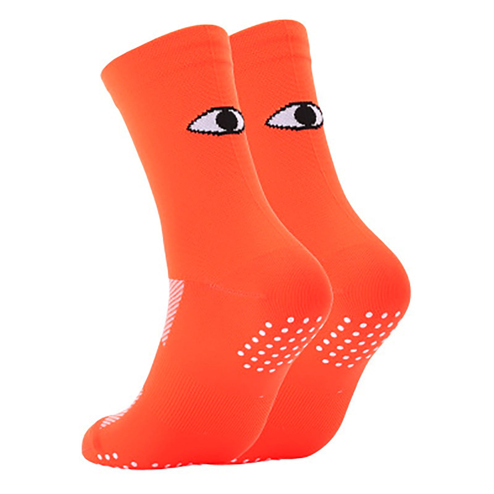Rciityk Orange Cycling Socks Breathable for Men and Women Middle ...