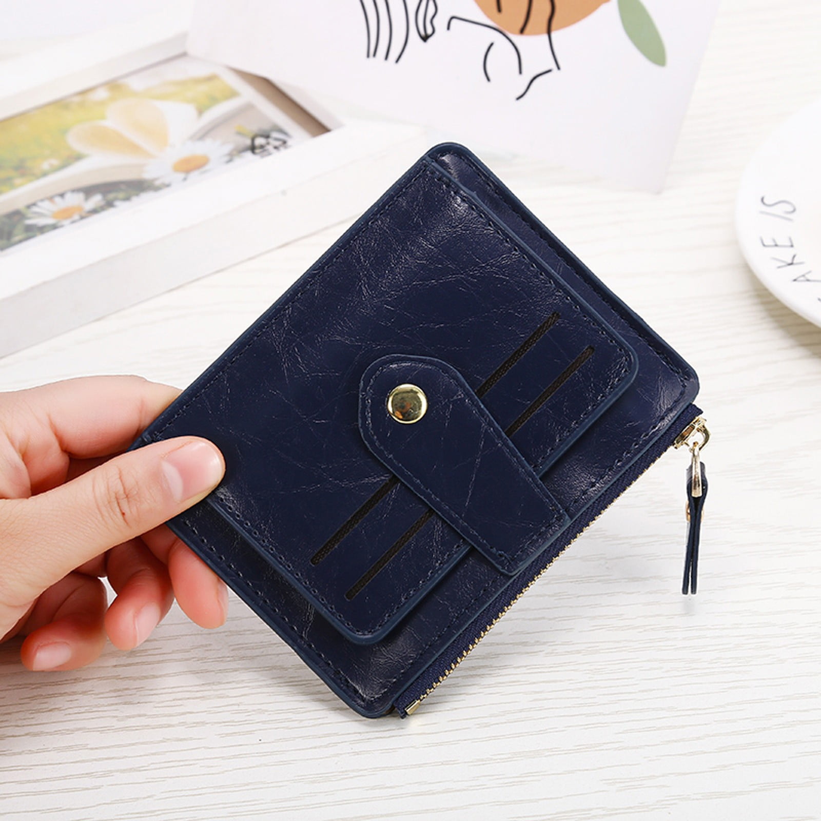 Rciityk Wallet Women Slim Small Passport Card Travel Wallet Ladies ...