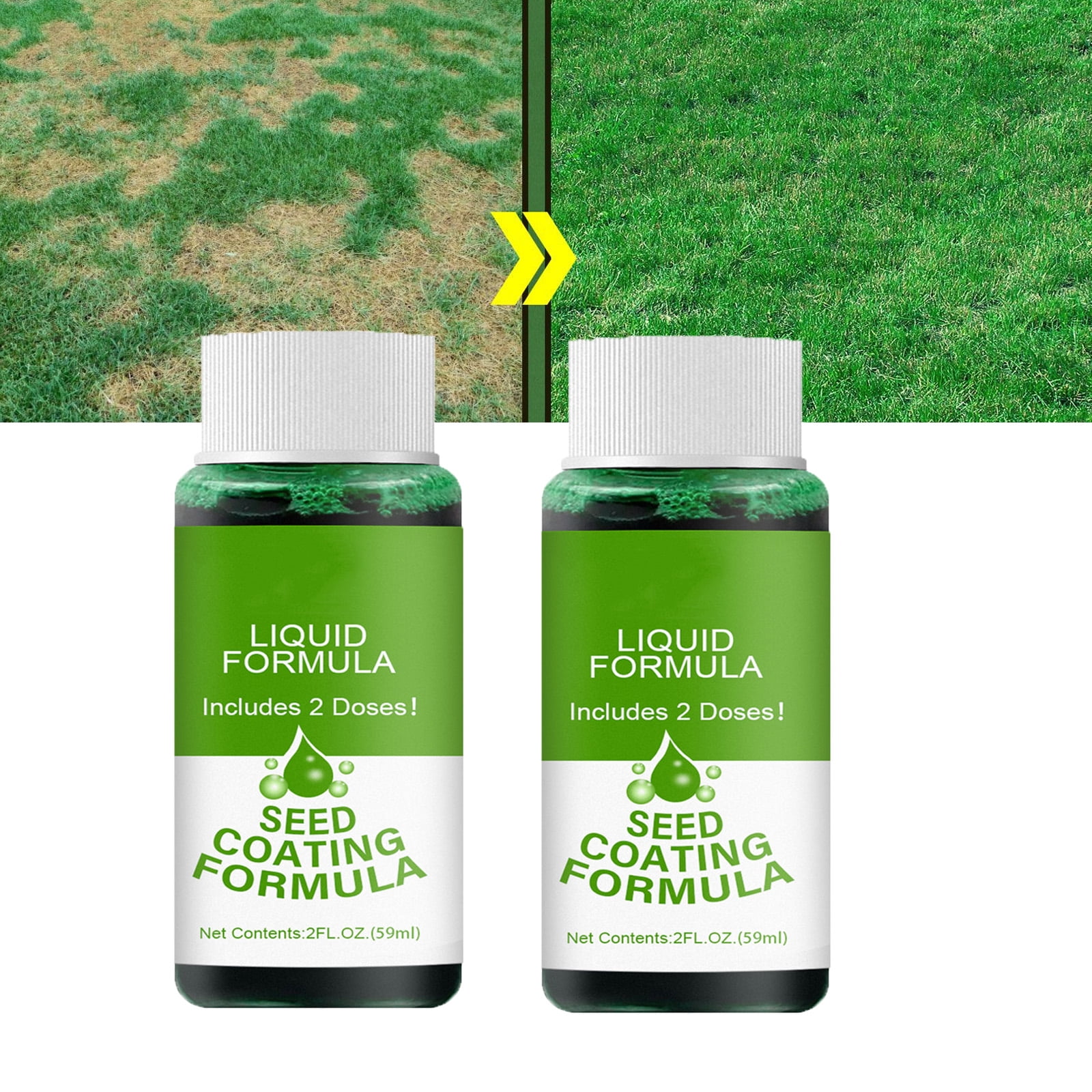 Rdeuod 2 PCS Green Grass Lawn Spray, Liquid Green Grass Lawn Spray ...