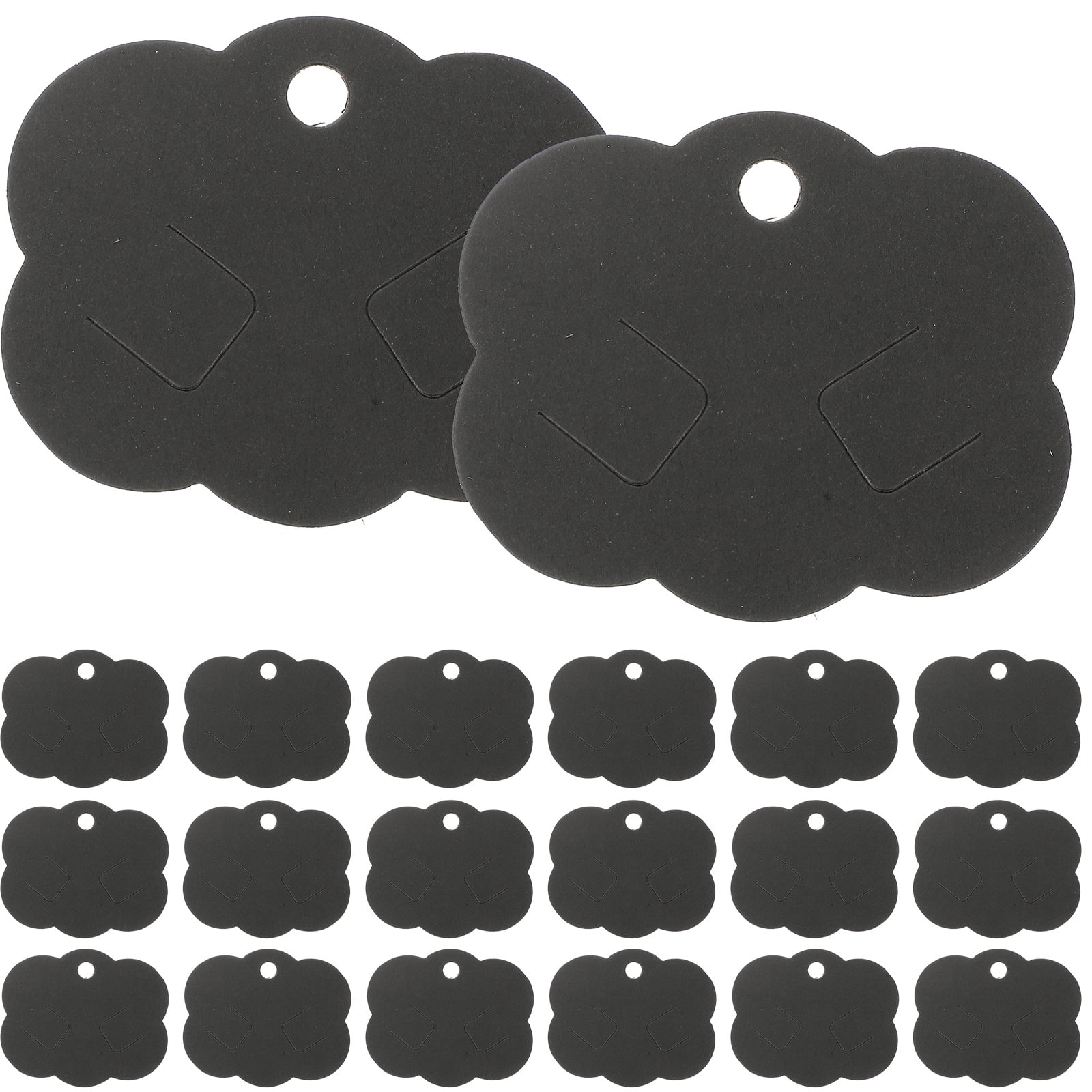 100pcs Kraft Paper Hair Clip Display Cards for Accessories - Walmart.com