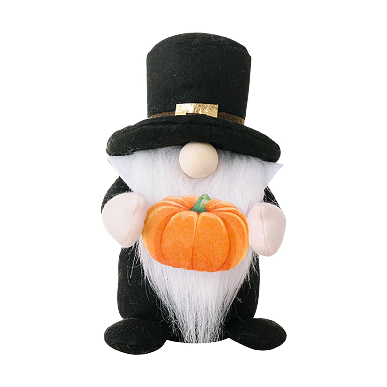 Rdeuod Fall Decor,Decoration Chef Hat Faceless Old Man Holding Pumpkin ...