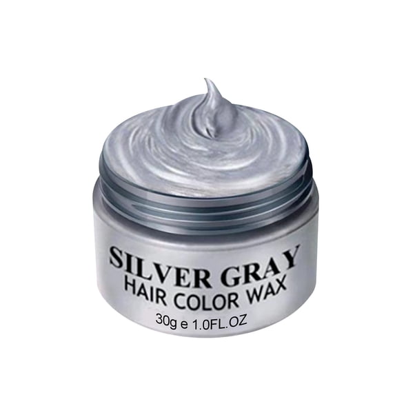 Rdeuod Silver Gray White Hair Wax Pomade, 1 oz, Temporary Hair Styling ...