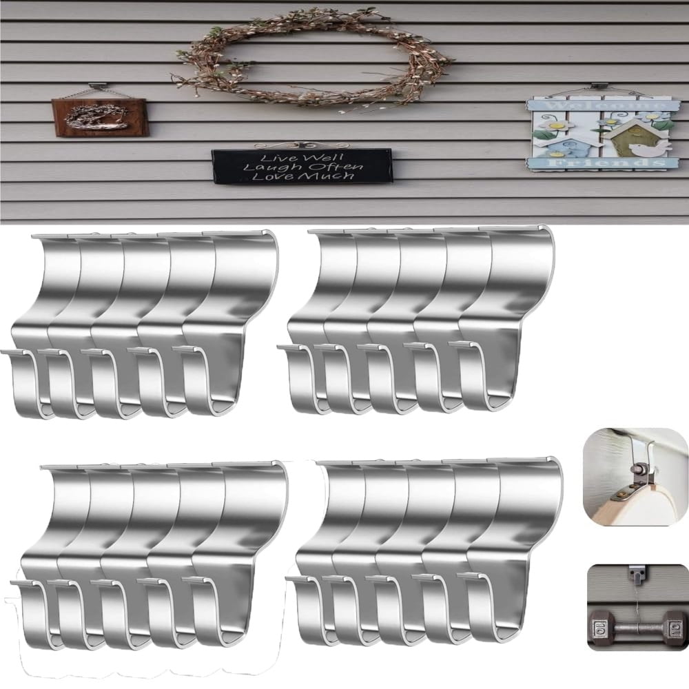Rdeuod Hooks for Siding, Vinyl Siding Hooks for Hanging Outdoor, Heavy ...