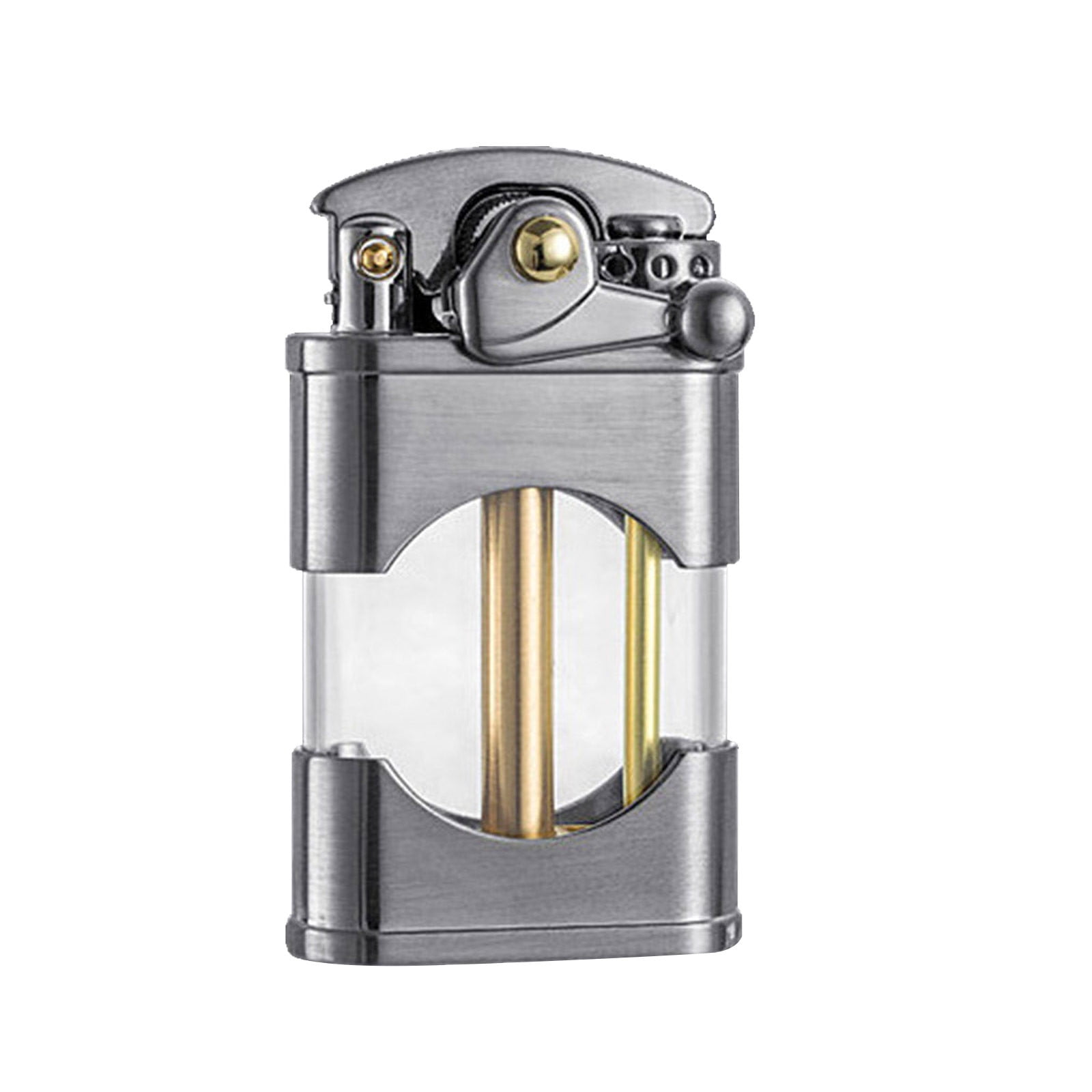 Rdeuod Lighter,Vintage Trench Lighter Transparent Kerosene Lighter ...