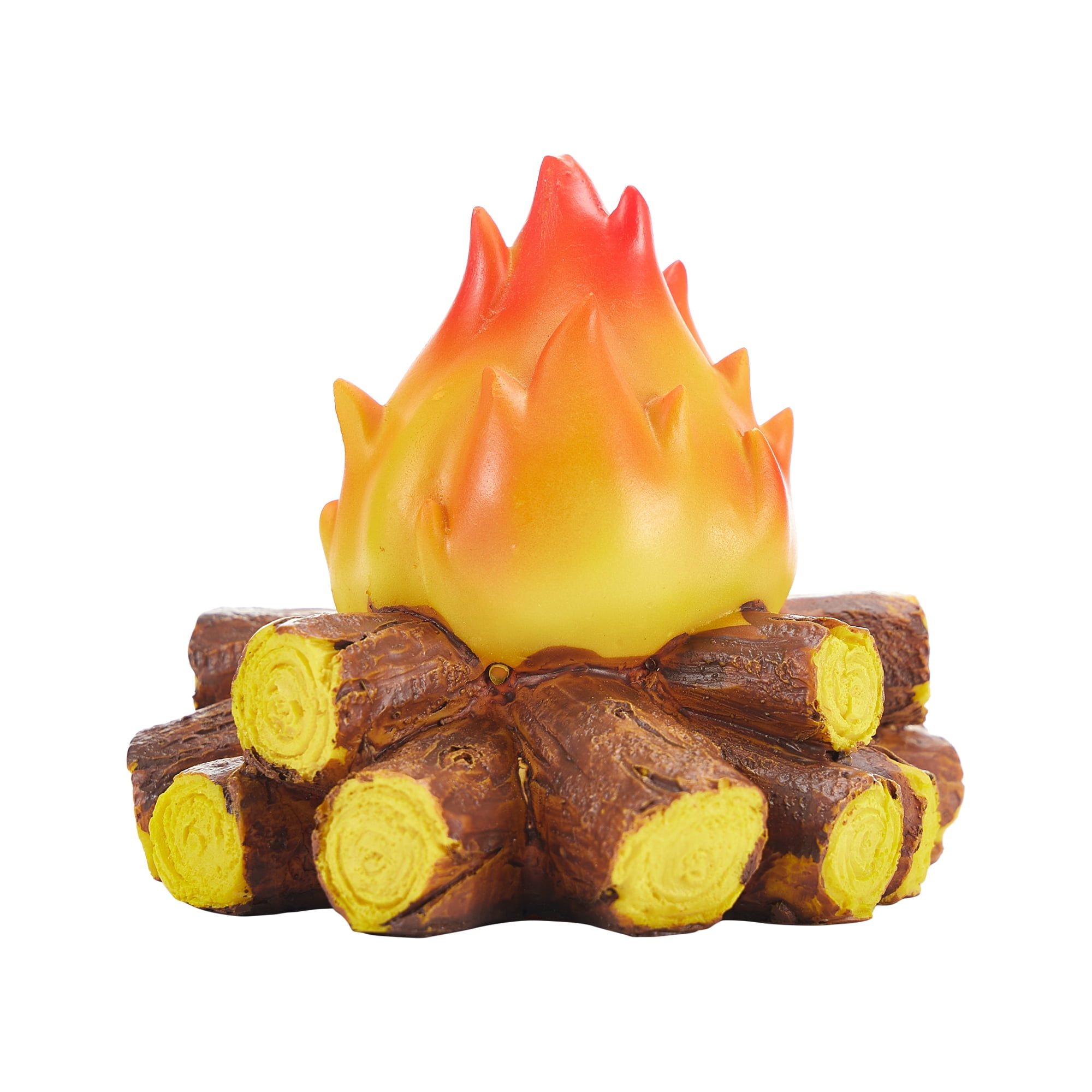 Rdhnmea Fake Campfire Night Light 3D LED Fake Fire Pit Firewood Lamp ...