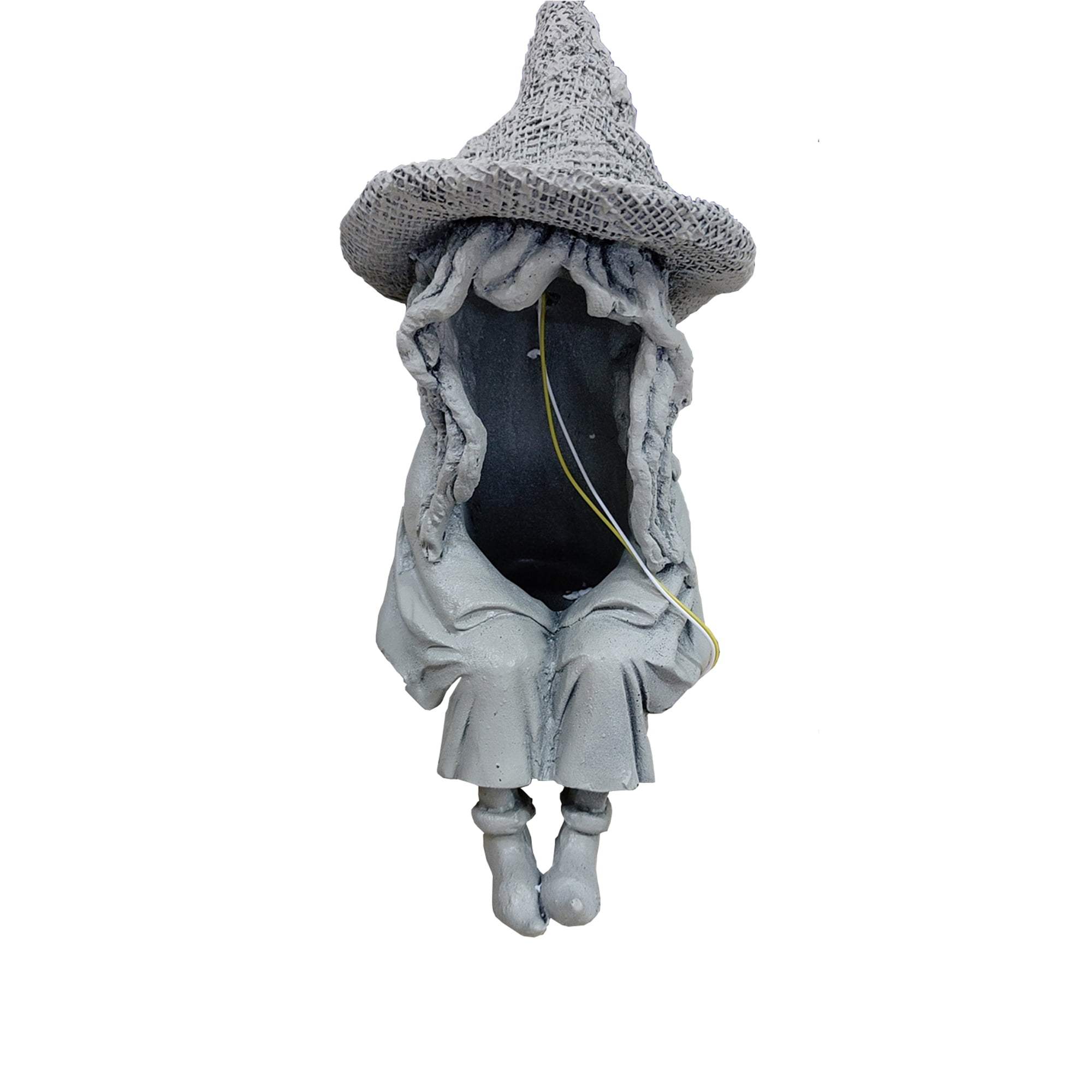 Rdhnmea Solar Cloak Witch Figurine Light Garden Lamp Outdoor Decoration ...