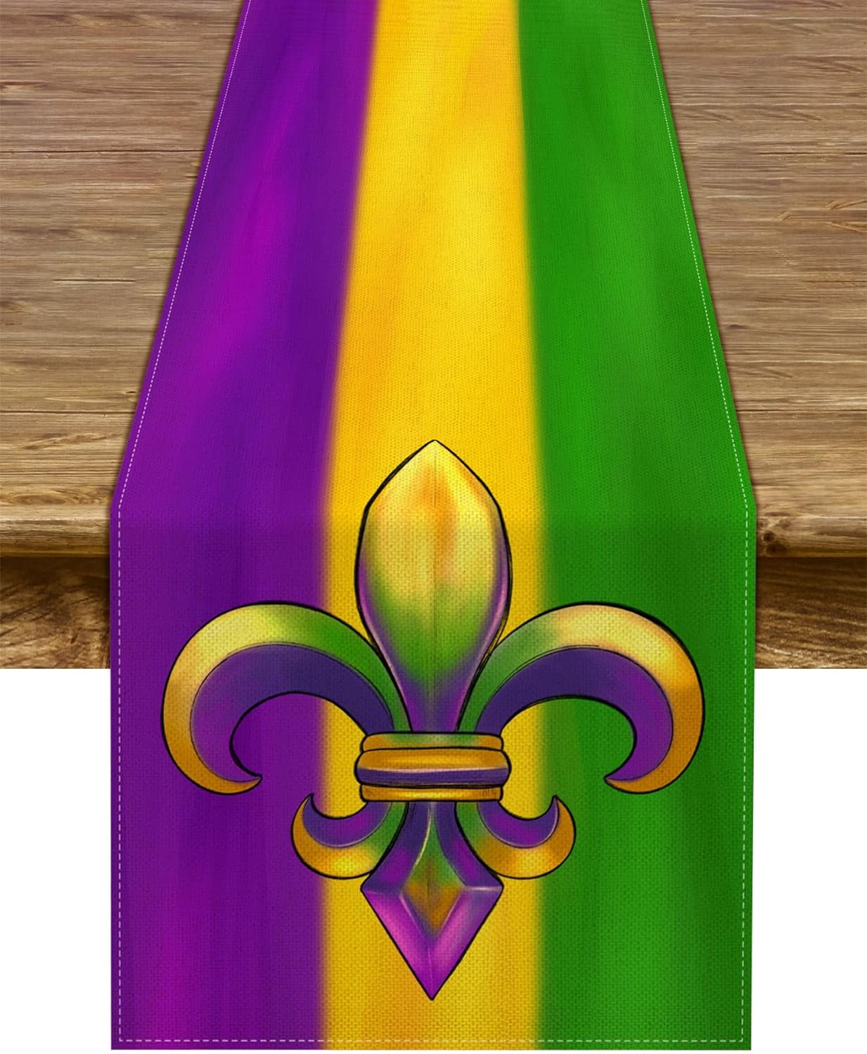Rdsfhsp Mardi Gras Table Runner New Orleans Brazil Carnival Masquerade ...