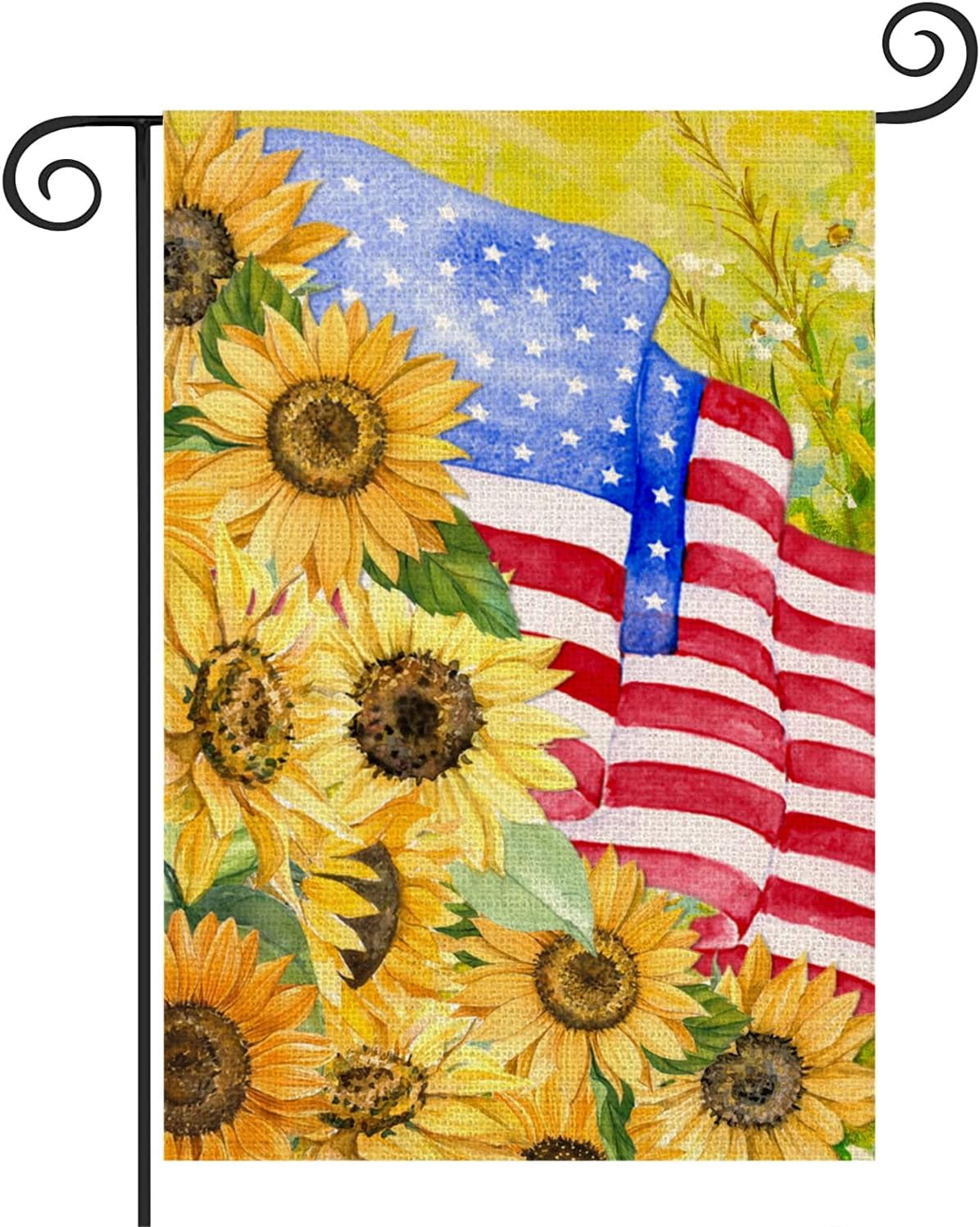 Rdsfhsp Sunflower Garden Flag 12x18 Inch Vertical Double Sided, Small ...