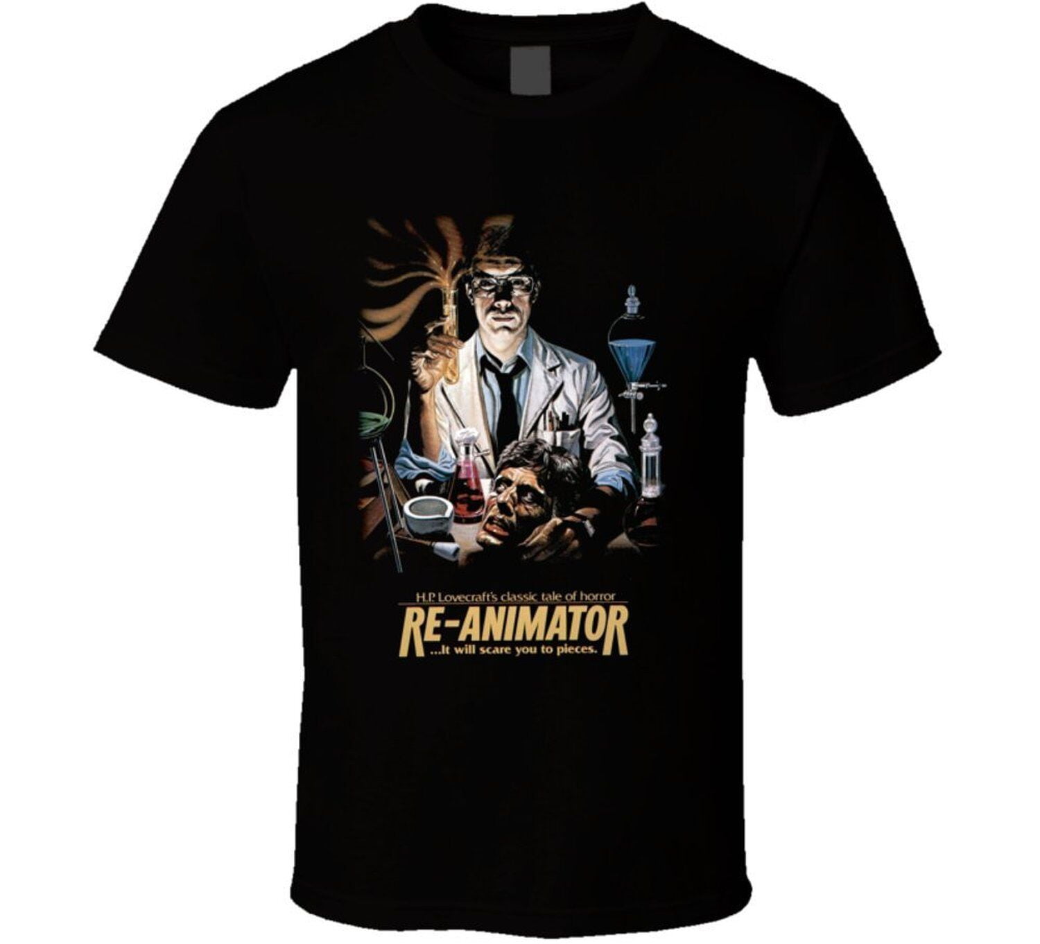 Re-Animator 1985 Movie SHIRT Cult Horror - H.P. Lovecraft - Walmart.com