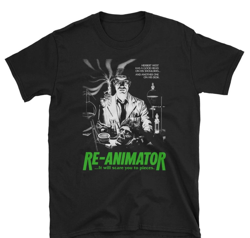 Re-Animator Movie 80's Horror Slasher It Will Scare You To Pleces Retro ...