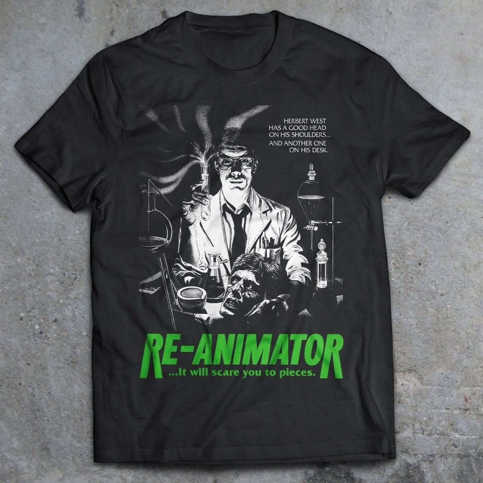 Re-Animator Movie T-Shirt, 80's Horror Shirt, Slasher Film, Cult Movie ...