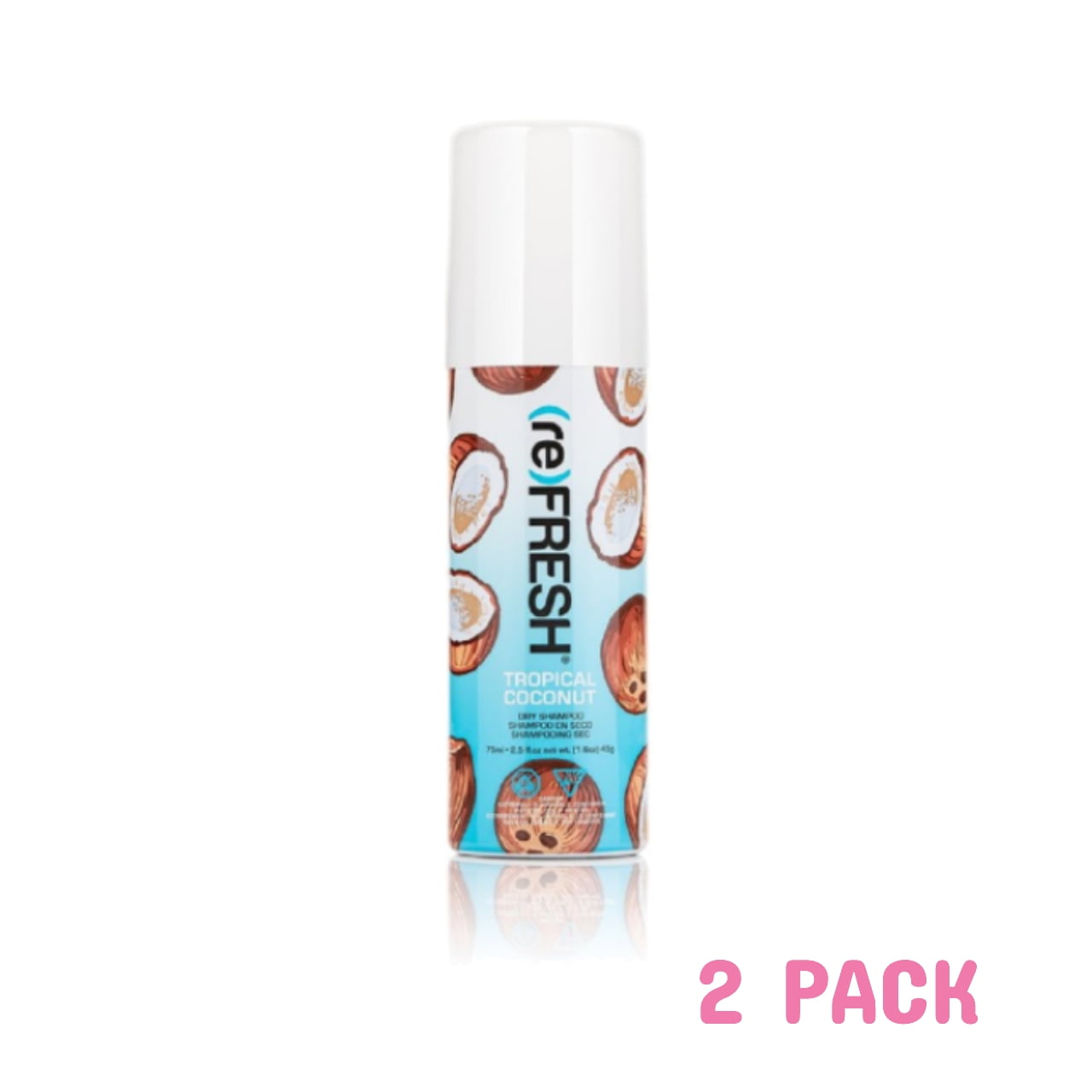 (Re)Fresh Dry Shampoo Summer Flower Power Coconut Hair Care Full Travel ...