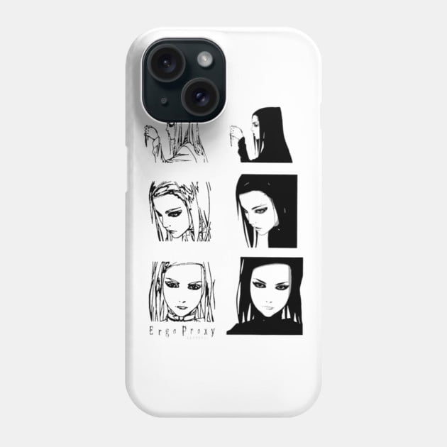 Re L Mayer Ergo Proxy Retro Anime Art Protective Cover for iPhone 11–17 ...