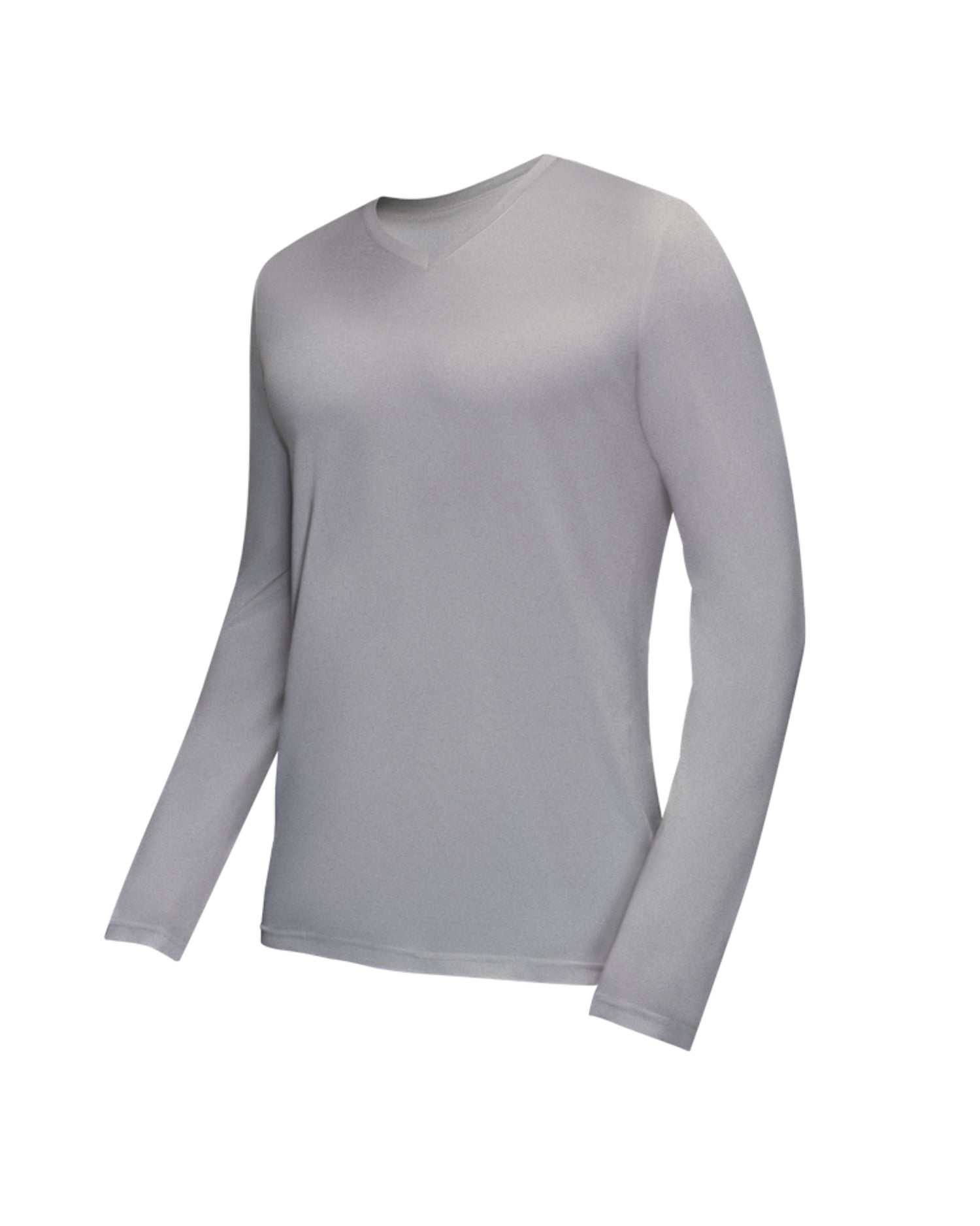 Re:Luxe Essential Long Sleeve V-Neck - Classic Fit - Walmart.com