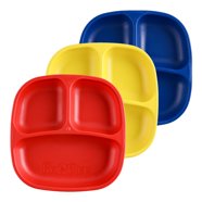 Disney Minnie Mouse 2-Sided Plate - Dishwasher Safe Toddler Plate ...