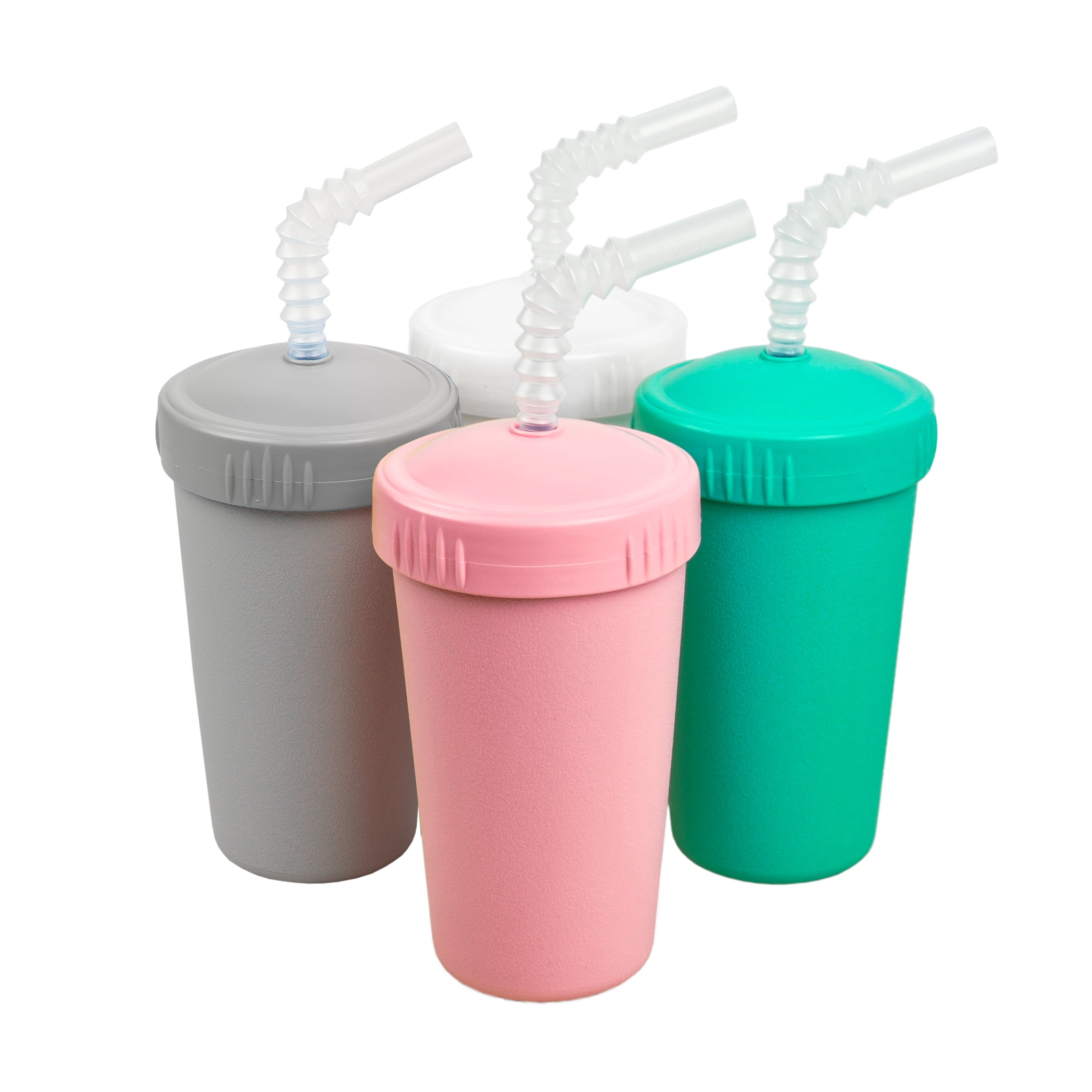 Re-Play Made in The USA 4pk Straw Cups with Reversable Reusable Straw ...
