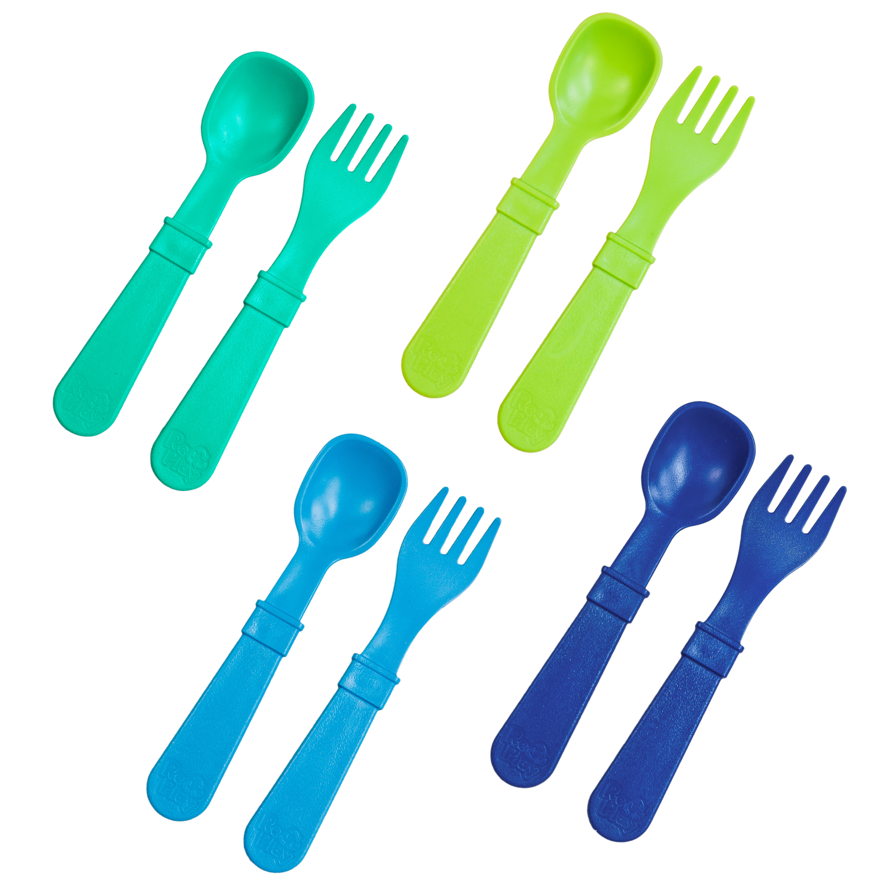 green sprouts Learning Cutlery Set-Aqua-12mo+ - Walmart.com