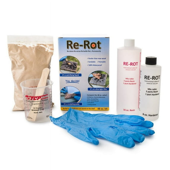 Re-Rot 48 oz Epoxy Kit for Rot Repair - Walmart.com